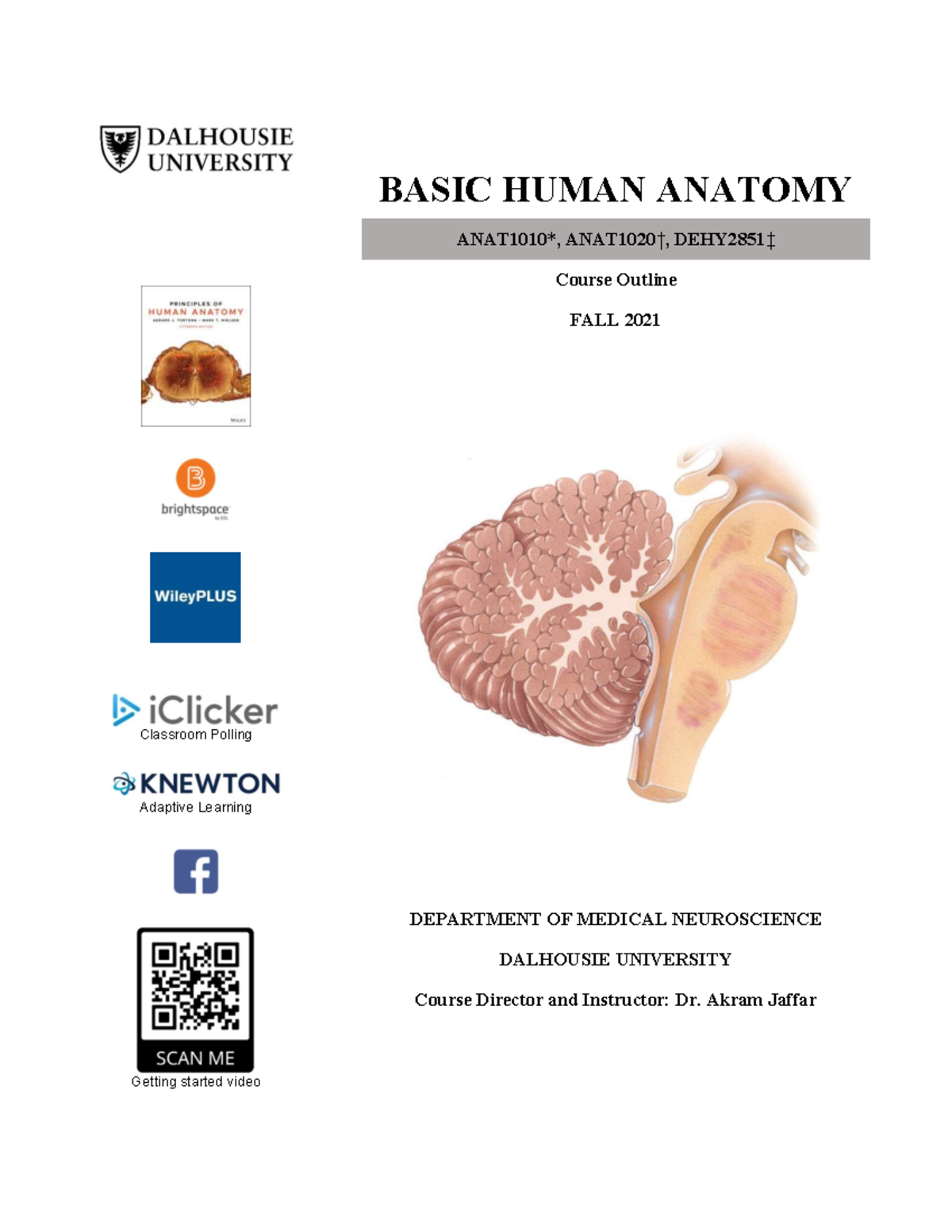 ANAT 1010 Basic Human Anatomy Syllabus - Fall 2021 Overview - Studocu