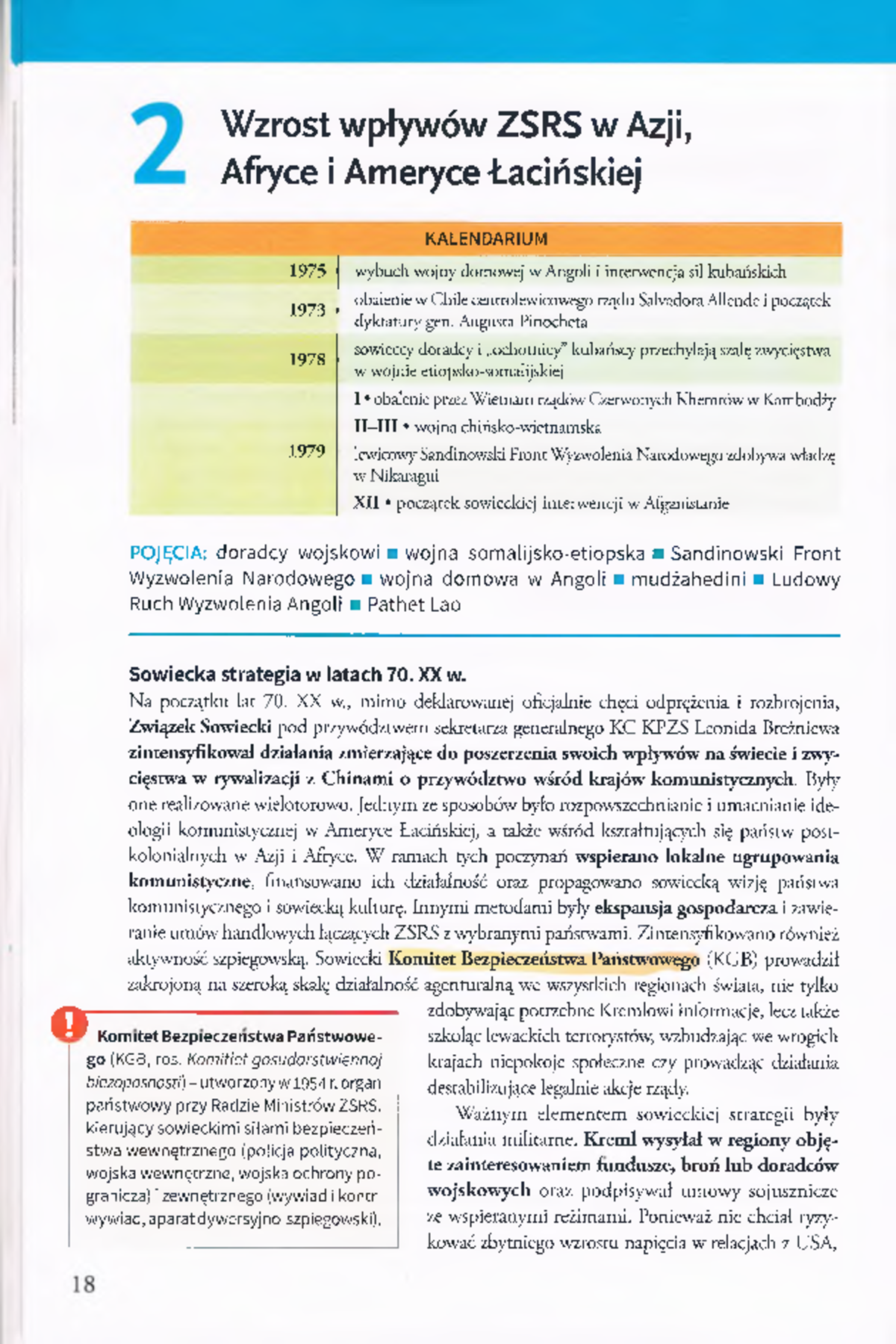 Wzrost wpływów ZSRS w Azji, Afryce i Ameryce Łacińskiej w latach 70. XX ...