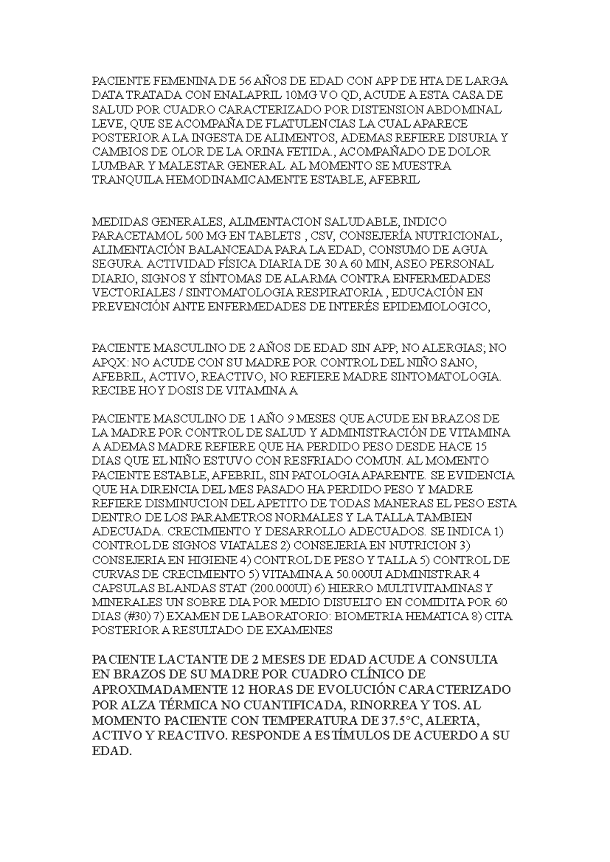 Caso Clínico: Paciente Femenina de 56 Años con HTA y Síntomas Asociados ...
