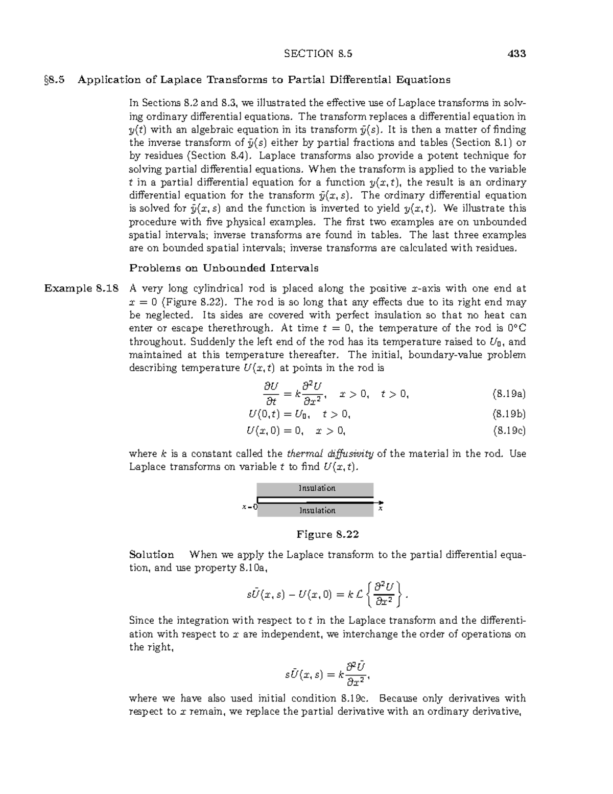 Complex PDEs - dss - §8 Application of Laplace Transforms to Partial Differential Equations In ...