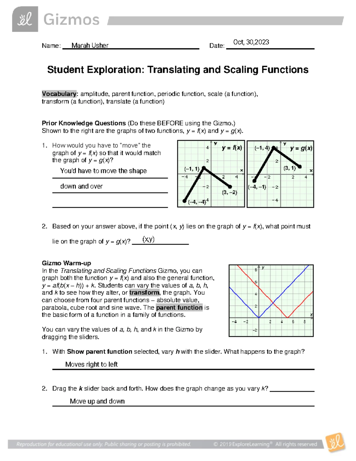 Algebra 2 Unit 7 Final Exam Review: Rational Functions & Expressions ...