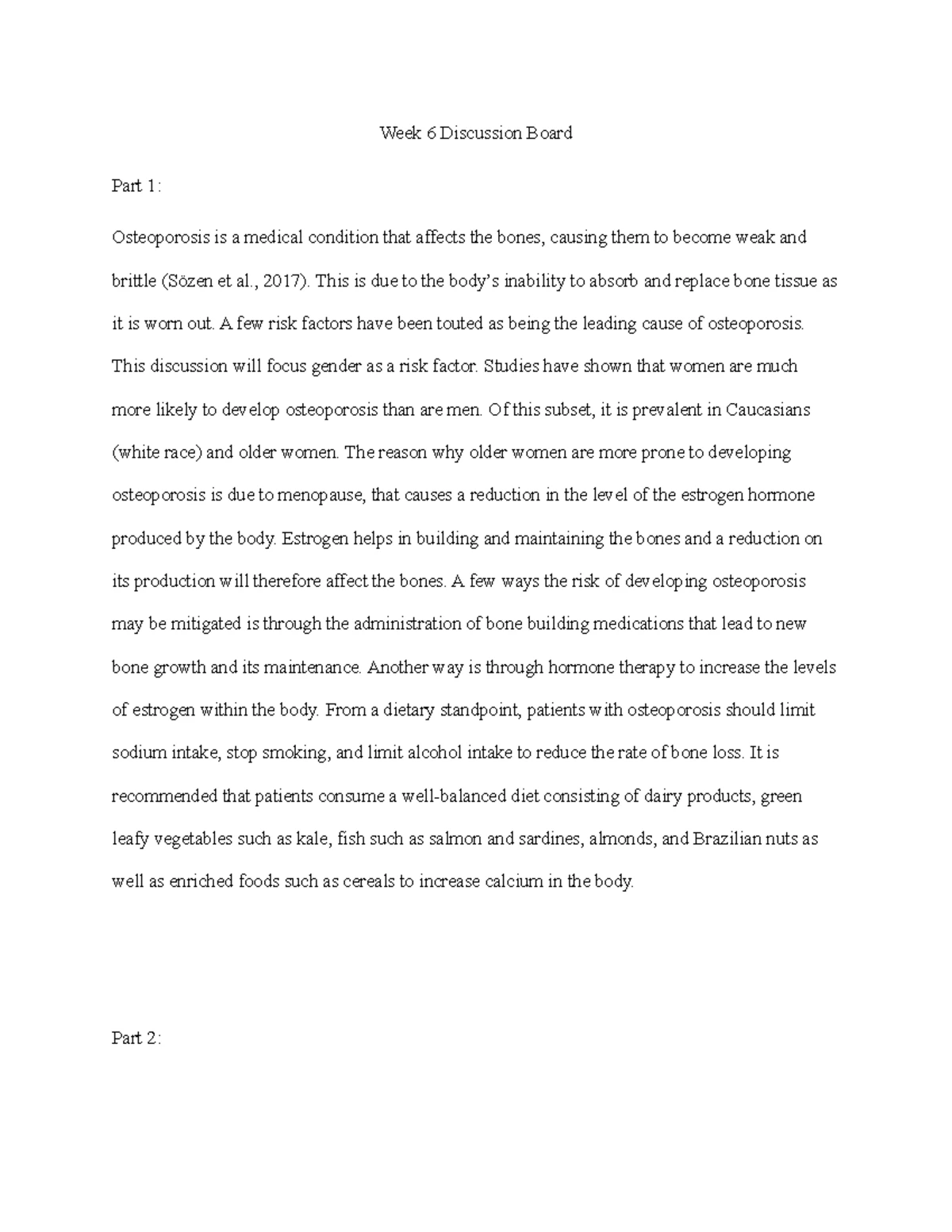 Sophia Pathways Principles of Nutrition SC115 Unit 4 Milestone - 1 ...