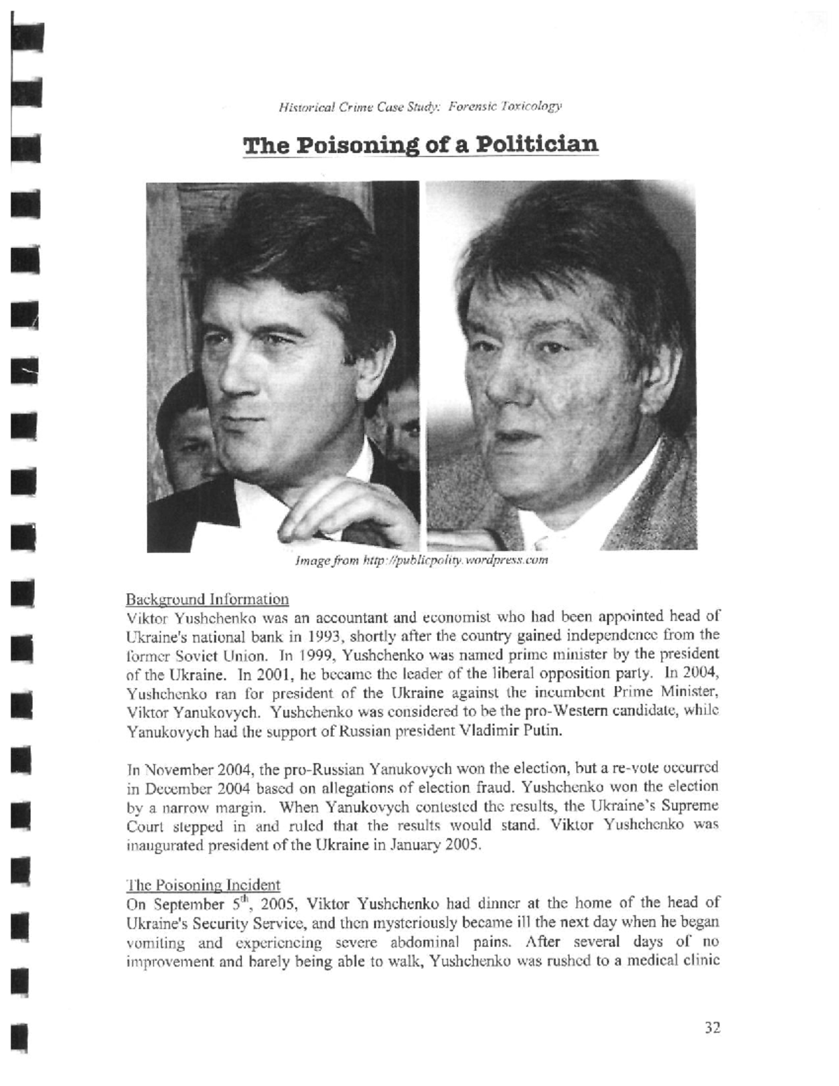 Case study 1 - These are the case studies from the noytes - Historical ...