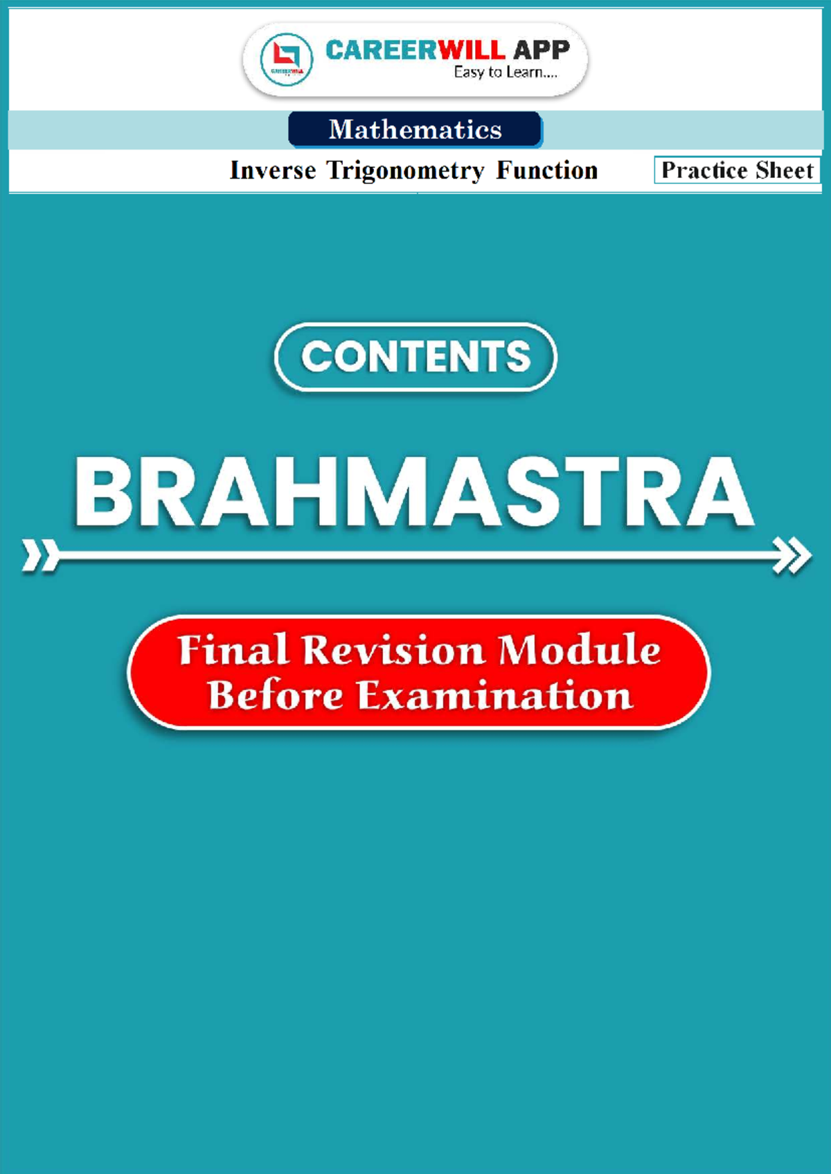 Inverse Trigonometric Functions: Principal Values & Domains (MATH 101 ...