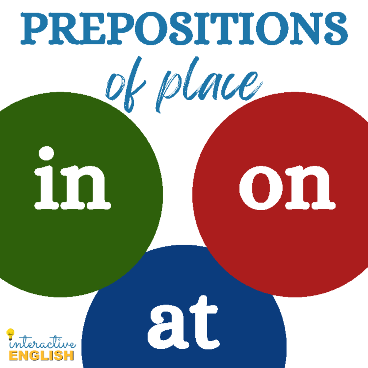 In, On, At (Prepositions of Place) - PREPOSITIONS in on at of place in ...