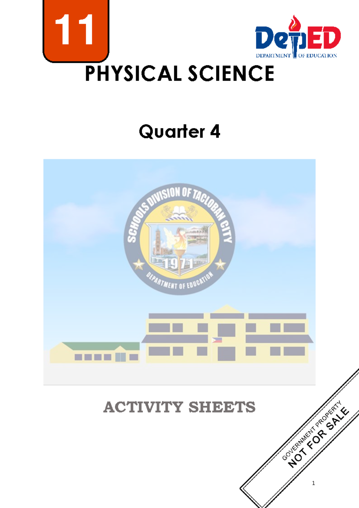 G12 Physical-Science-Q4-week-2 - PHYSICAL SCIENCE Quarter 4 11 ACTIVITY ...