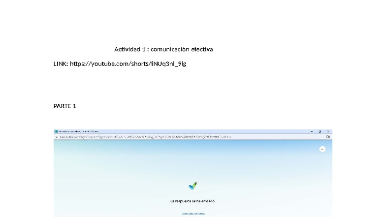 Actividad 1 comunicacion efectiva - Actividad 1 : comunicación efectiva LINK: - Studocu