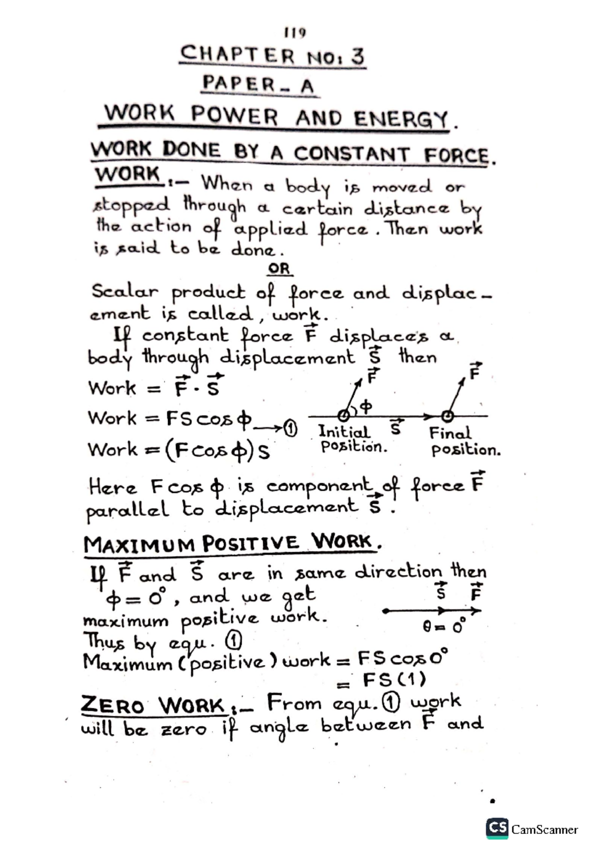 119 CHAPTER 3: WORK, POWER, AND ENERGY - A DETAILED STUDY - Studocu