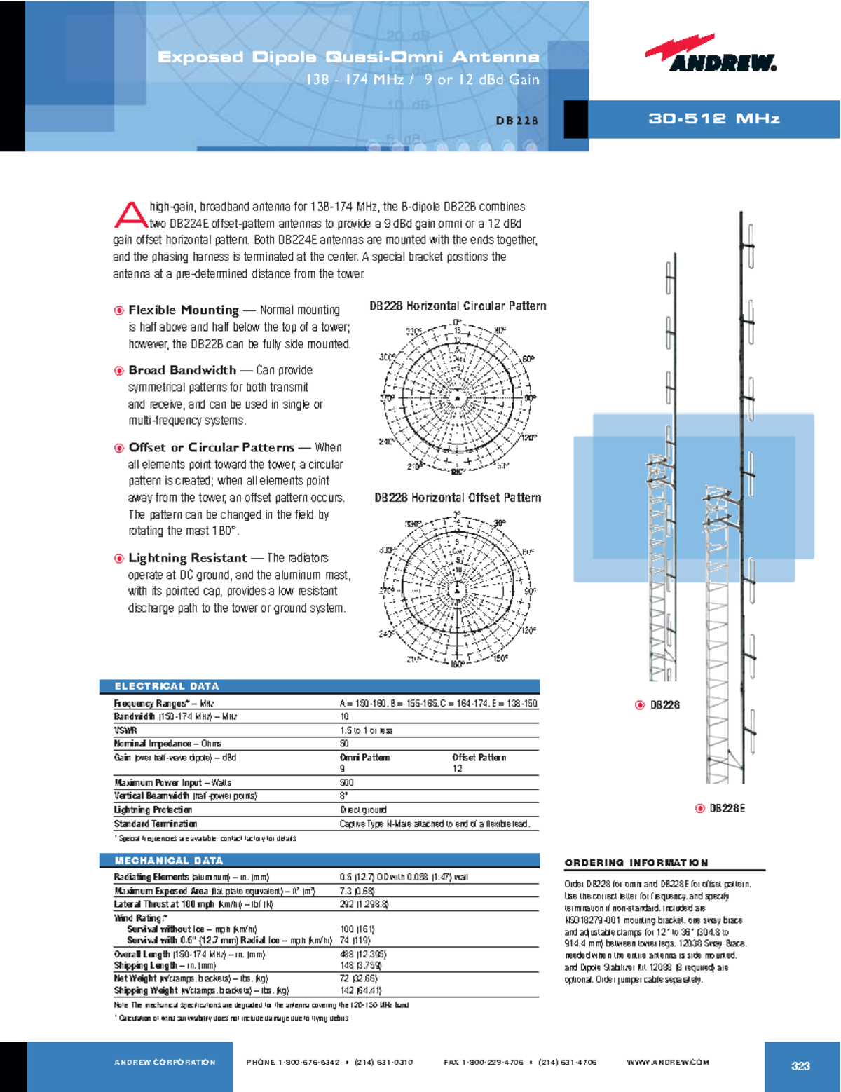 DB228 - High-Gain Exposed Dipole Omni Antenna Notes - Studocu