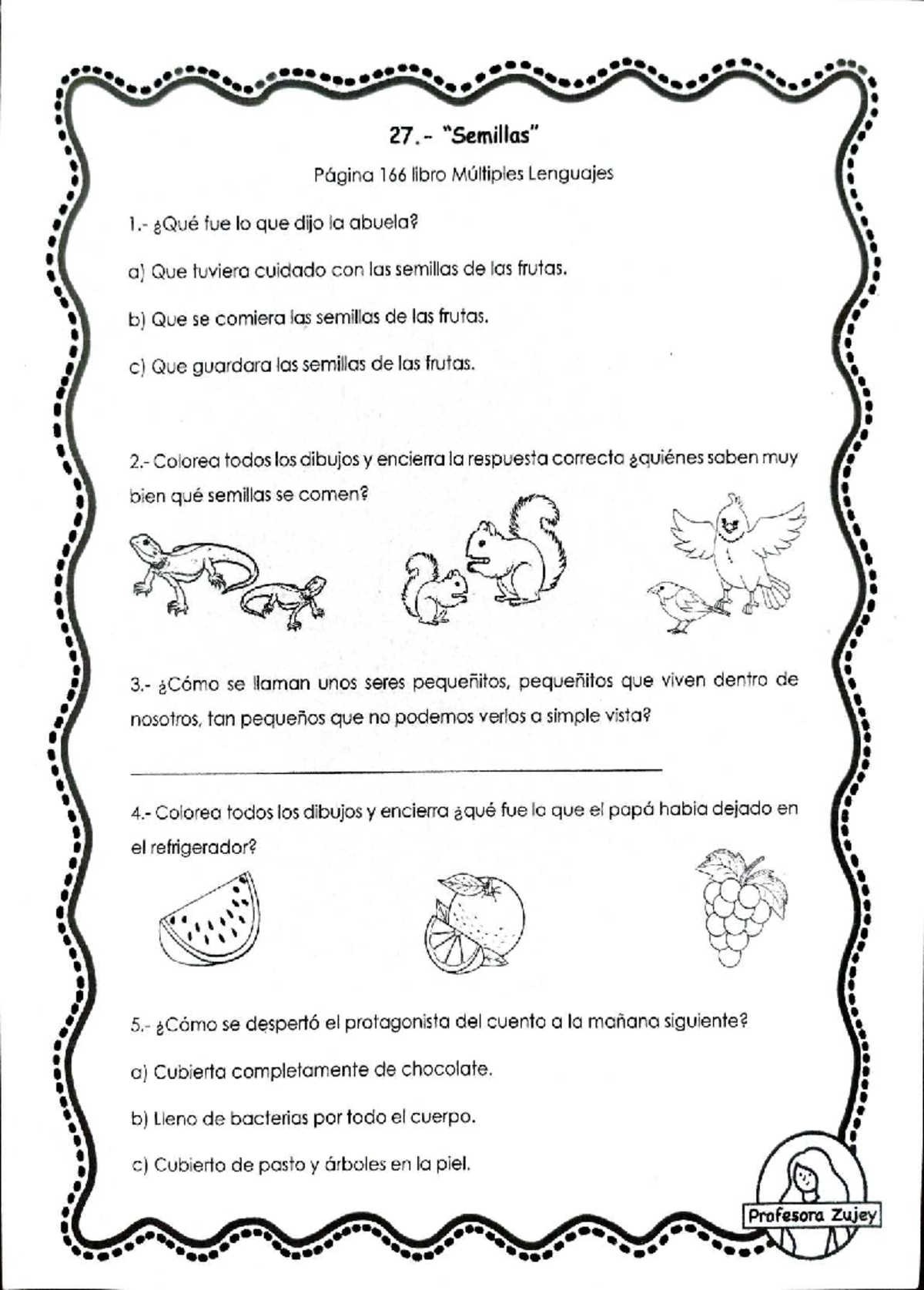 Ejercicios de Comprensión Lectora - Múltiples Lenguajes (27) - Studocu