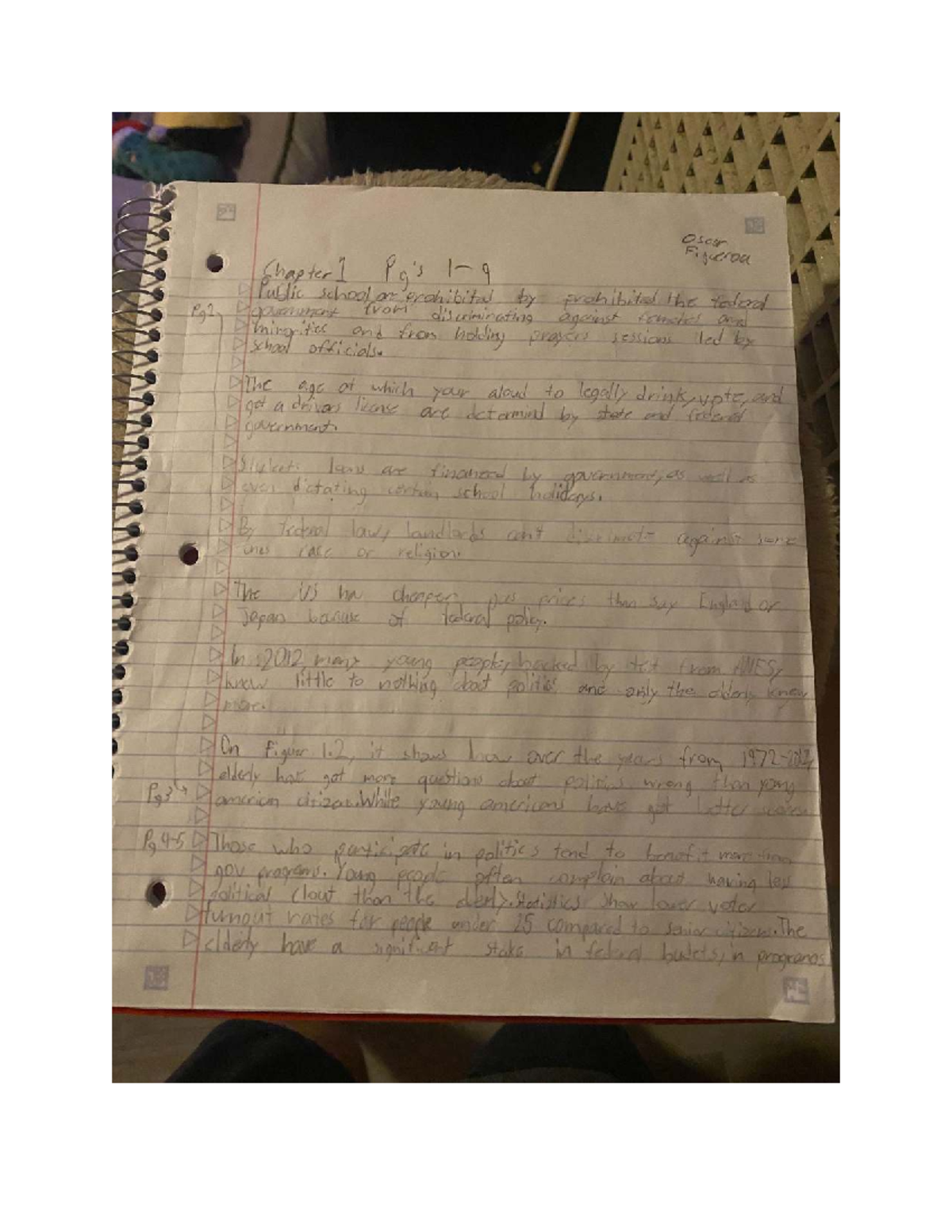 Gov 101: Chapter 1 & 2 Notes on American Political System - Studocu