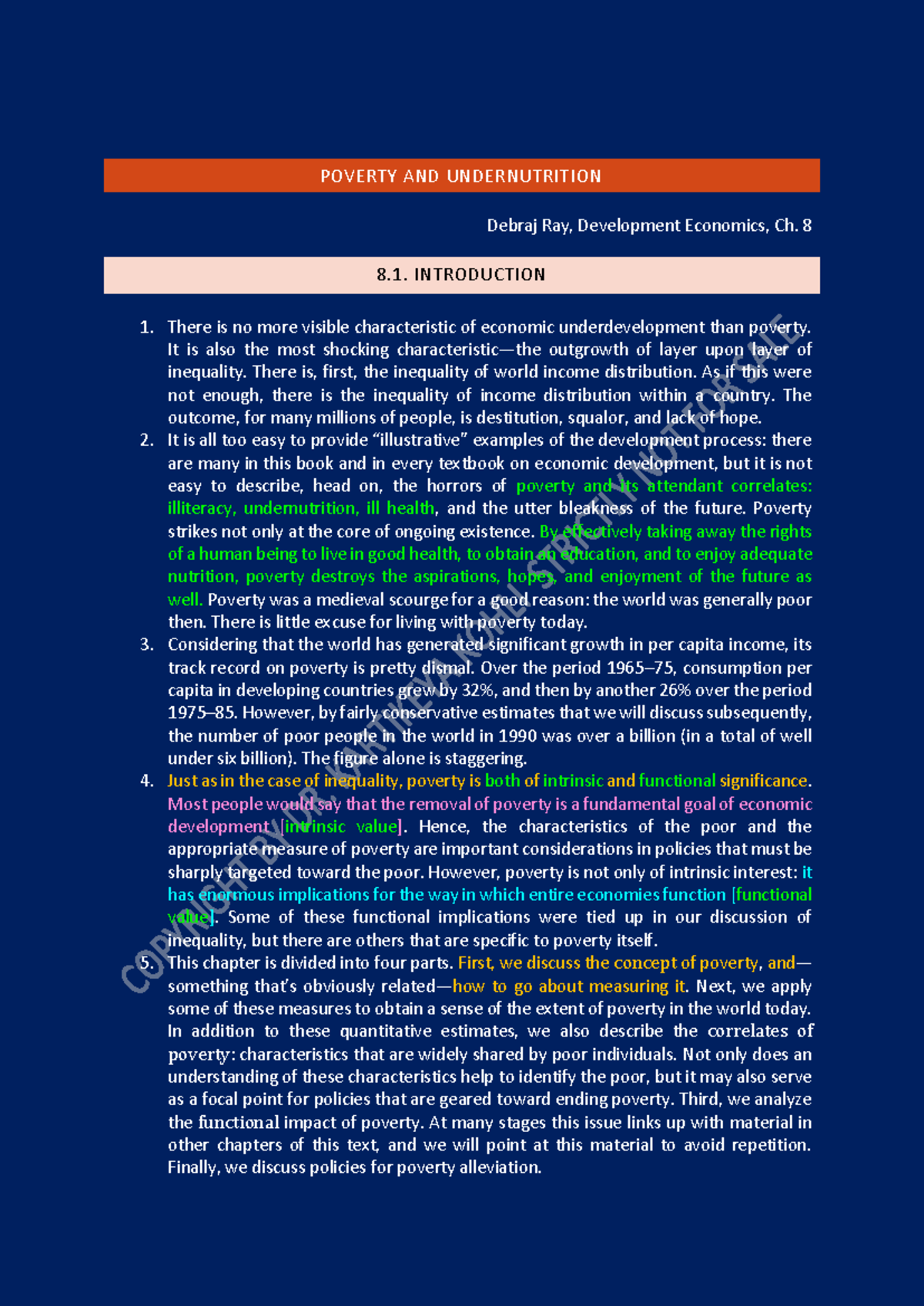 Poverty and Undernutrition: Insights from Development Economics (Dev ...