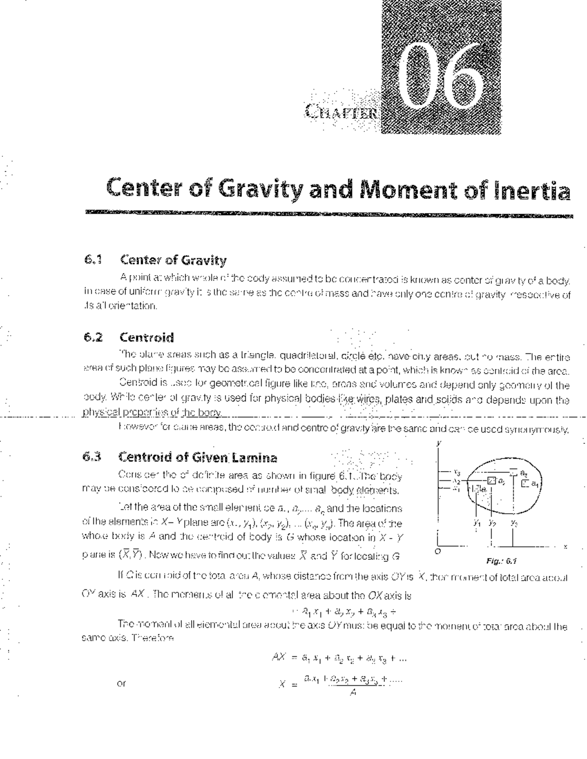 EM- CHAPTER Notes on Centroid and Moment of Inertia Concepts - Studocu