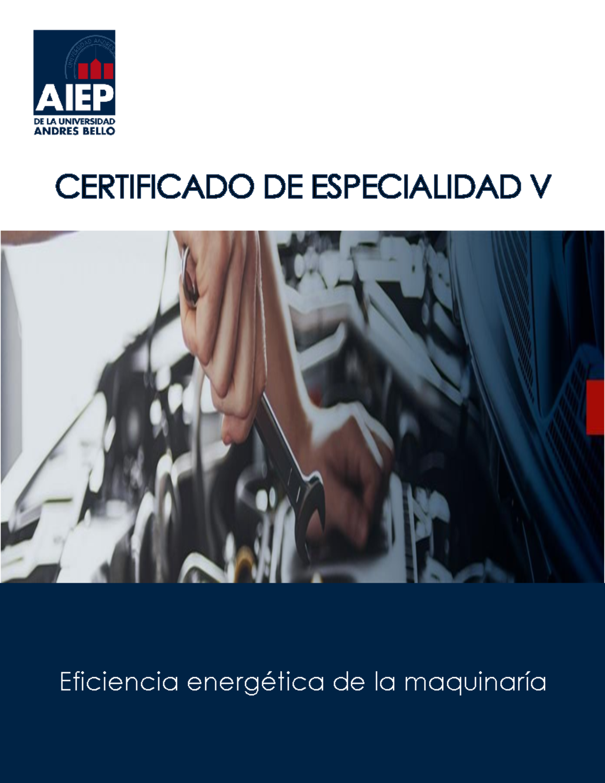 GCS005 Apunte Semana 2 - Eficiencia energética de la maquinaría ESCUELA DE CONSTRUCCIÓN E ...