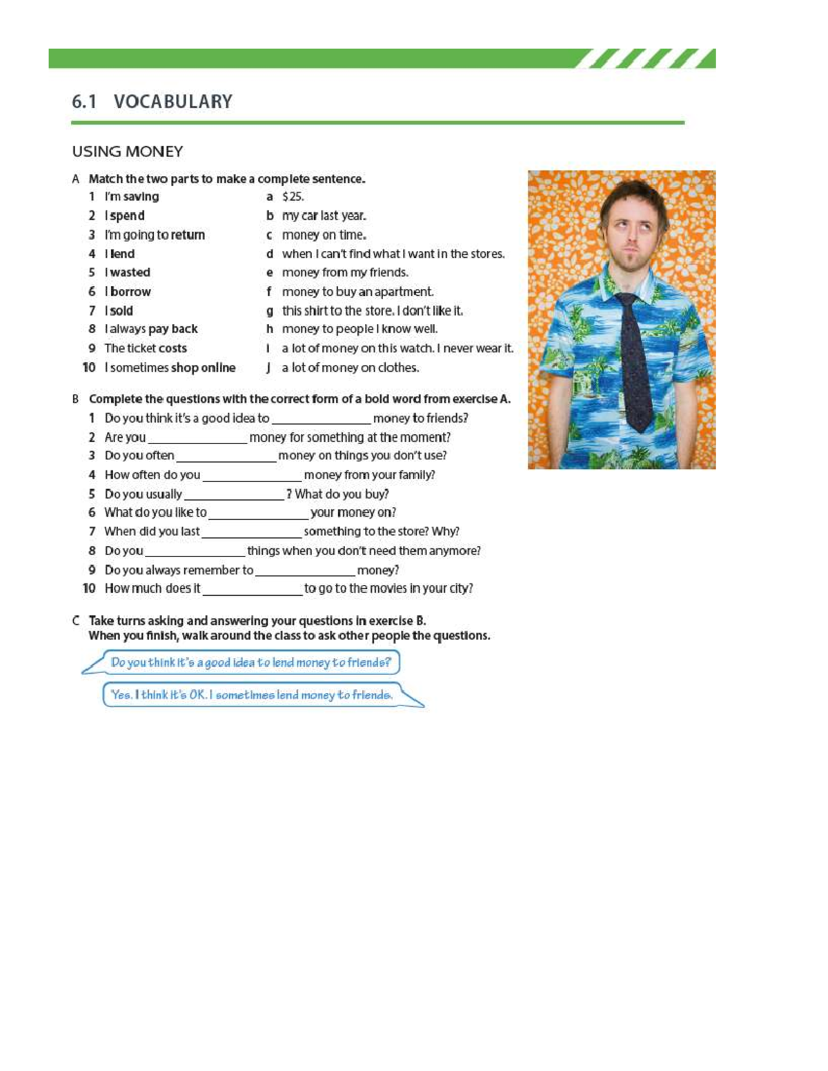 BUS 2.0 Level 2 Lesson Plan 6: Vocabulary on Money - Studocu