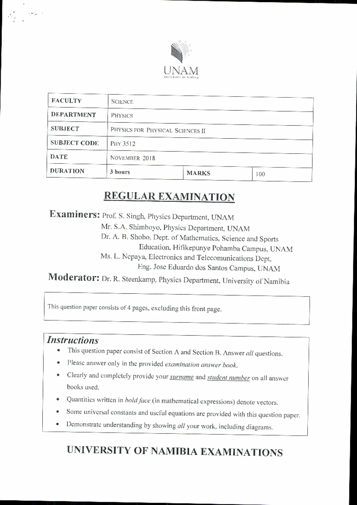 Nssco - Physics Paper 1 6118-1 - First Proof 11 - 6118/1/ NAMIBIA ...