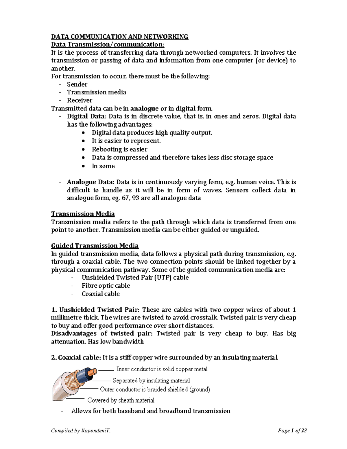 Chapter 10-Data Communication and Networking - DATA COMMUNICATION AND ...