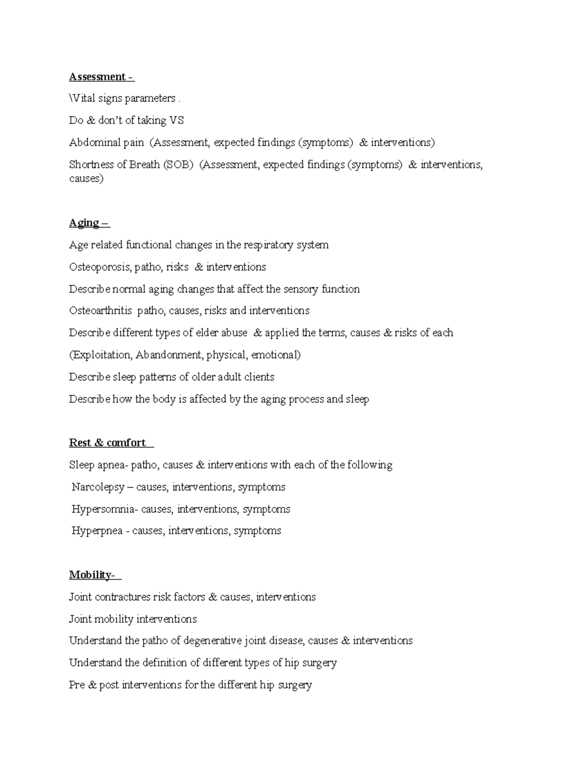 Comprehensive Nursing Care Prep Guide - Exam Notes (LPN) - Studocu