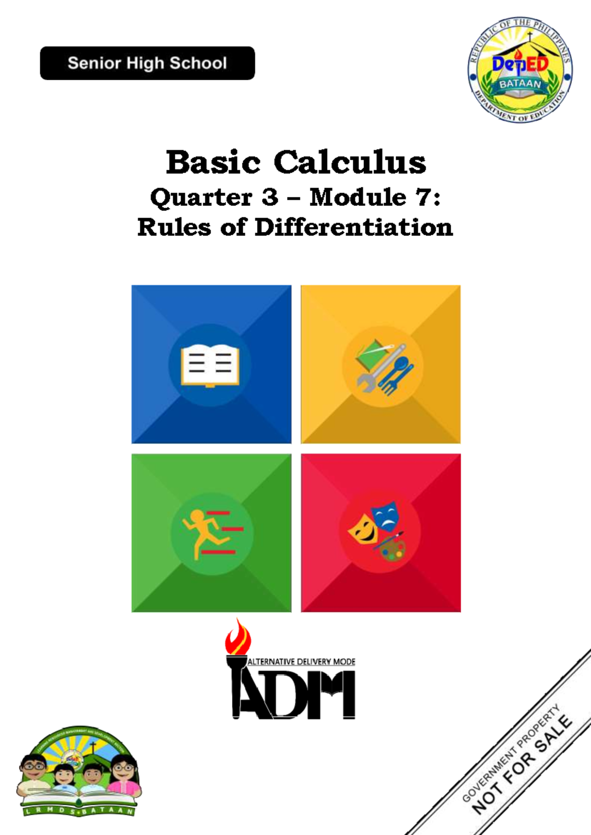 **Grade 11 Basic Calculus - Module 7: Differentiation Rules Study Guide ...
