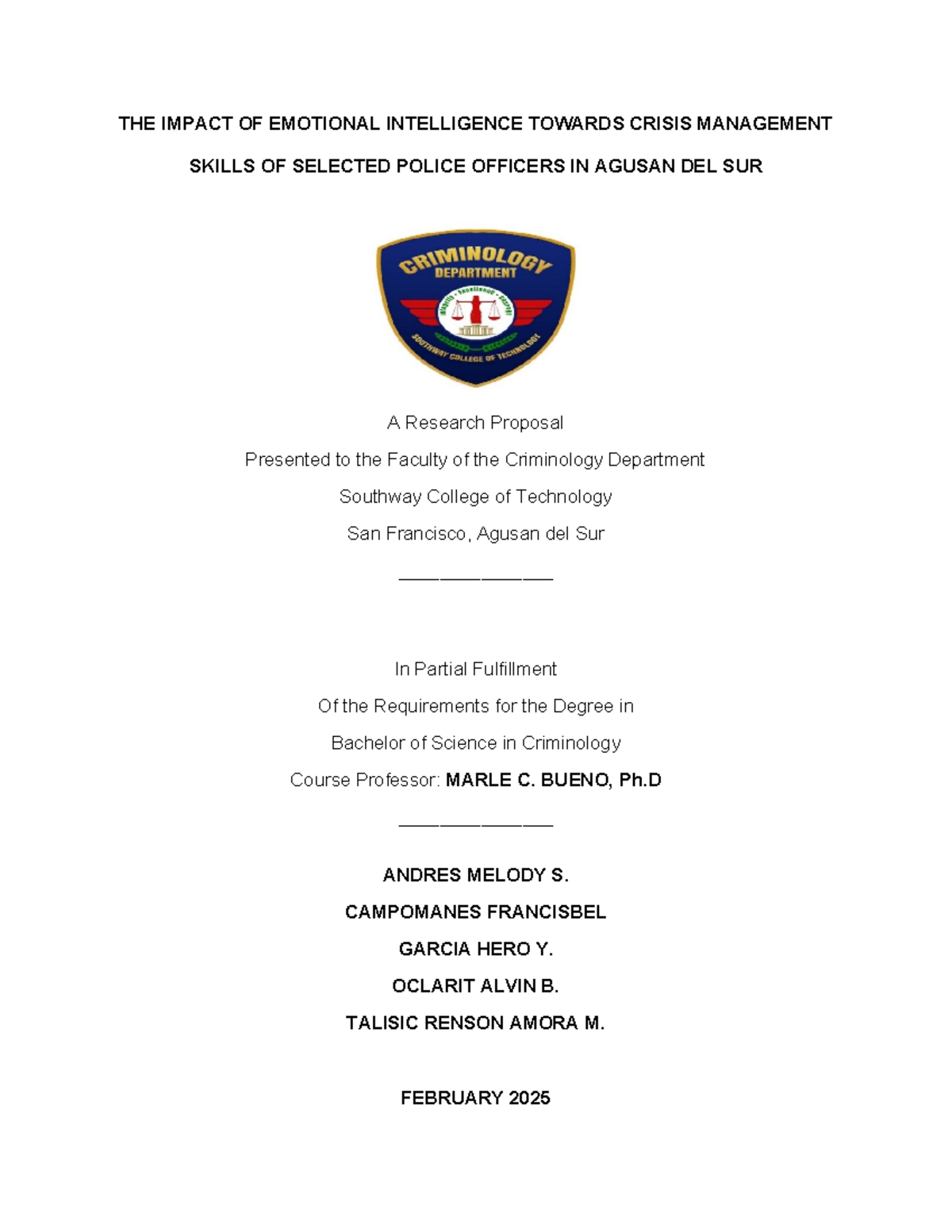 The Impact of Emotional Intelligence on Crisis Management Skills in ...