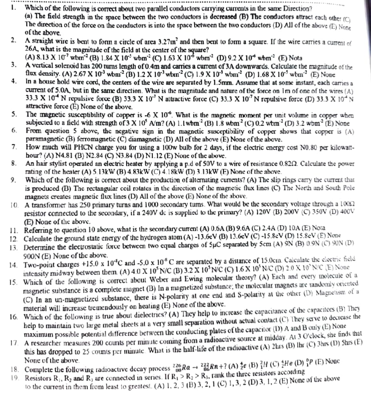 Geometric and Wave Optics Study Guide (PHY124) - Studocu
