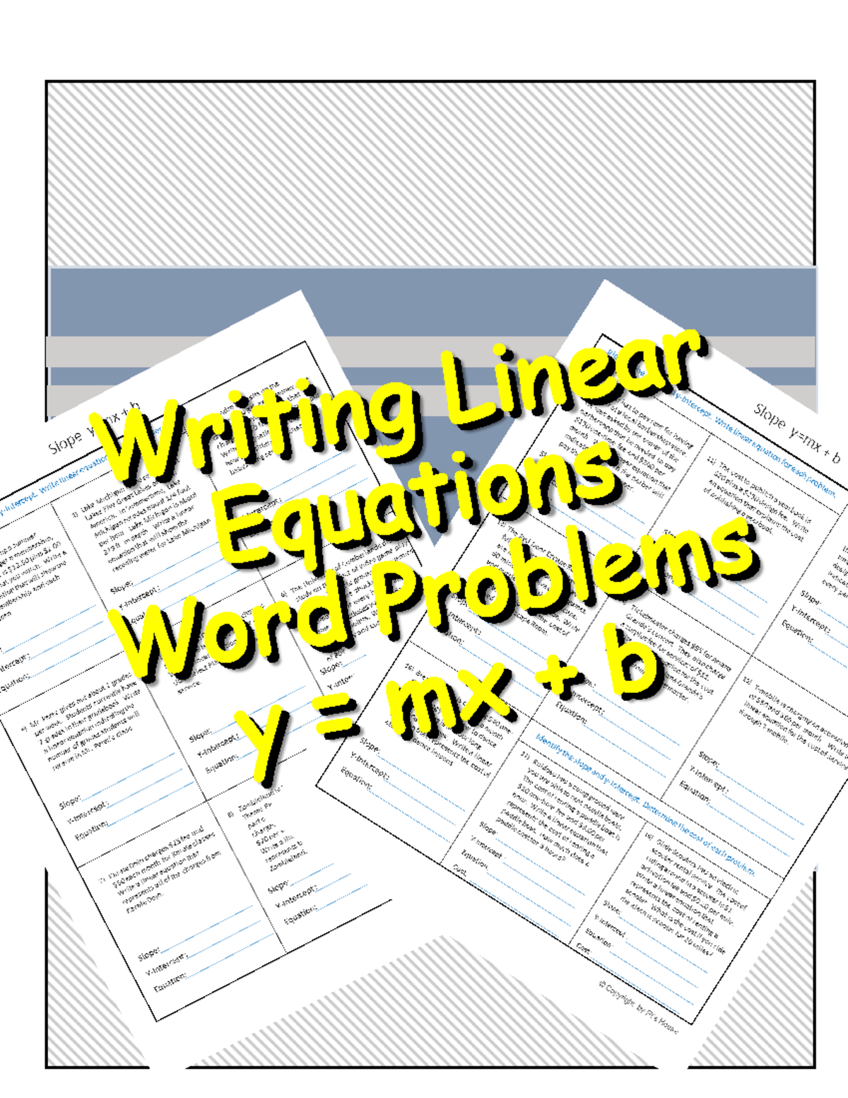 Writing Linear Equations from Word Problems (MATH 101) - Studocu