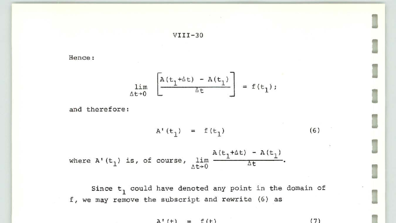 Calculus Chapter 26: The Fundamental Theorems of Integral Calculus ...