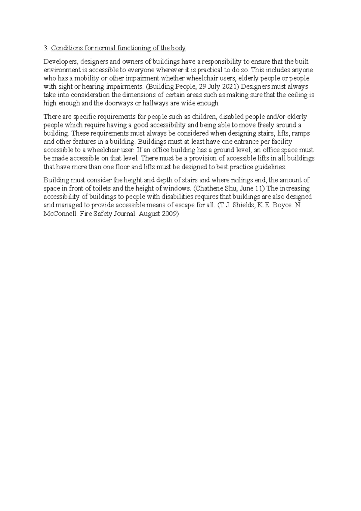 Building Science 2 - THIS WILL HELP WITH DEFINITIONS - Conditions for ...