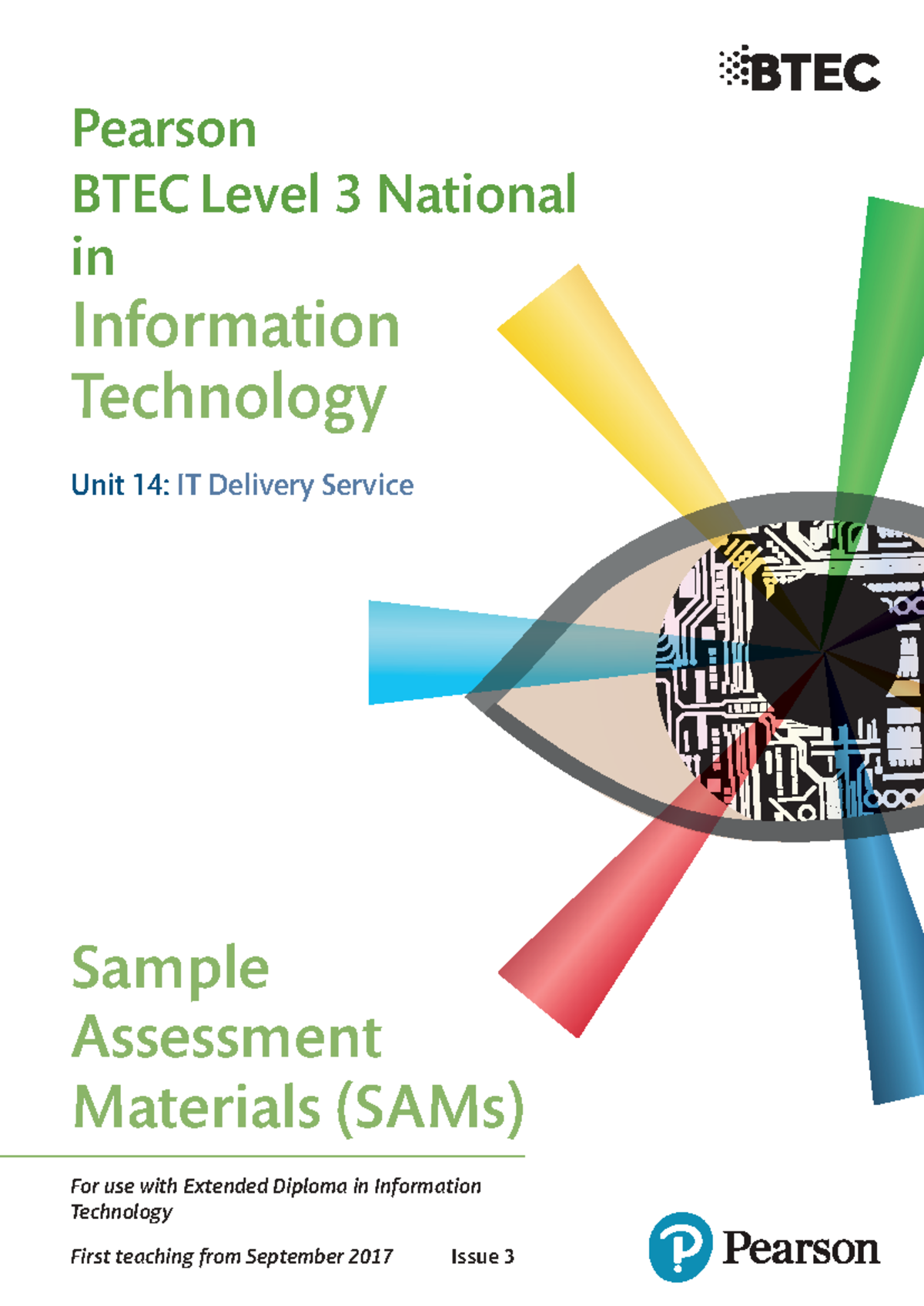 U14 IT Service Delivery Task: Sample Assessment Materials - Studocu