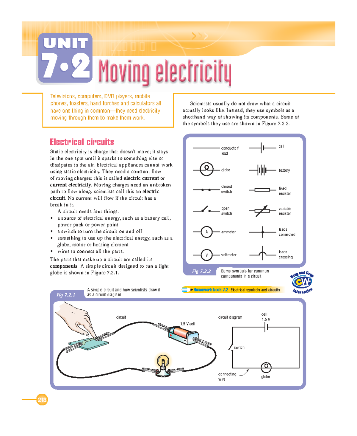 UNIT 7.2 Electric Circuits: Understanding Current, Voltage, and ...