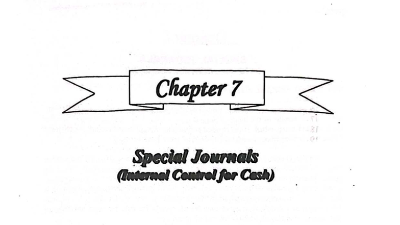 Chapter 7 FAR - Special Journals and Internal Control for Cash - Studocu