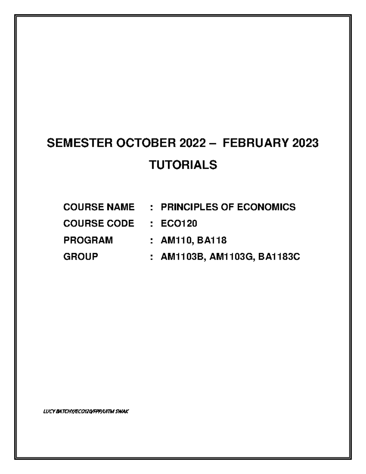 Production Possibilities Curve - ECO120 Chapter 1 Tutorial Guide - Studocu