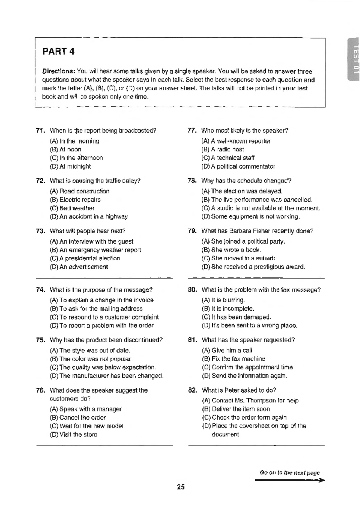 Listening Comprehension Practice - Apznza~1 - Studocu