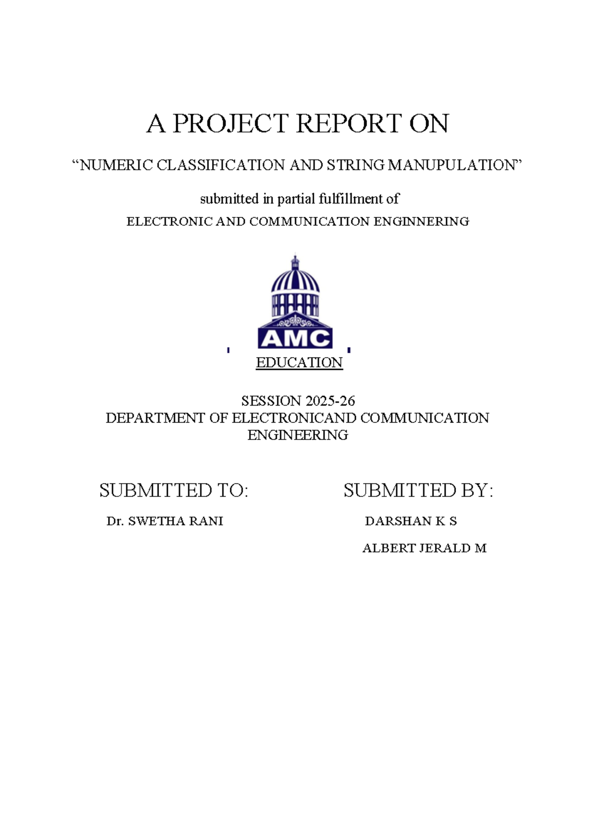 LabVIEW Project Report: Numeric Classification & String Manipulation (ECE) - Studocu