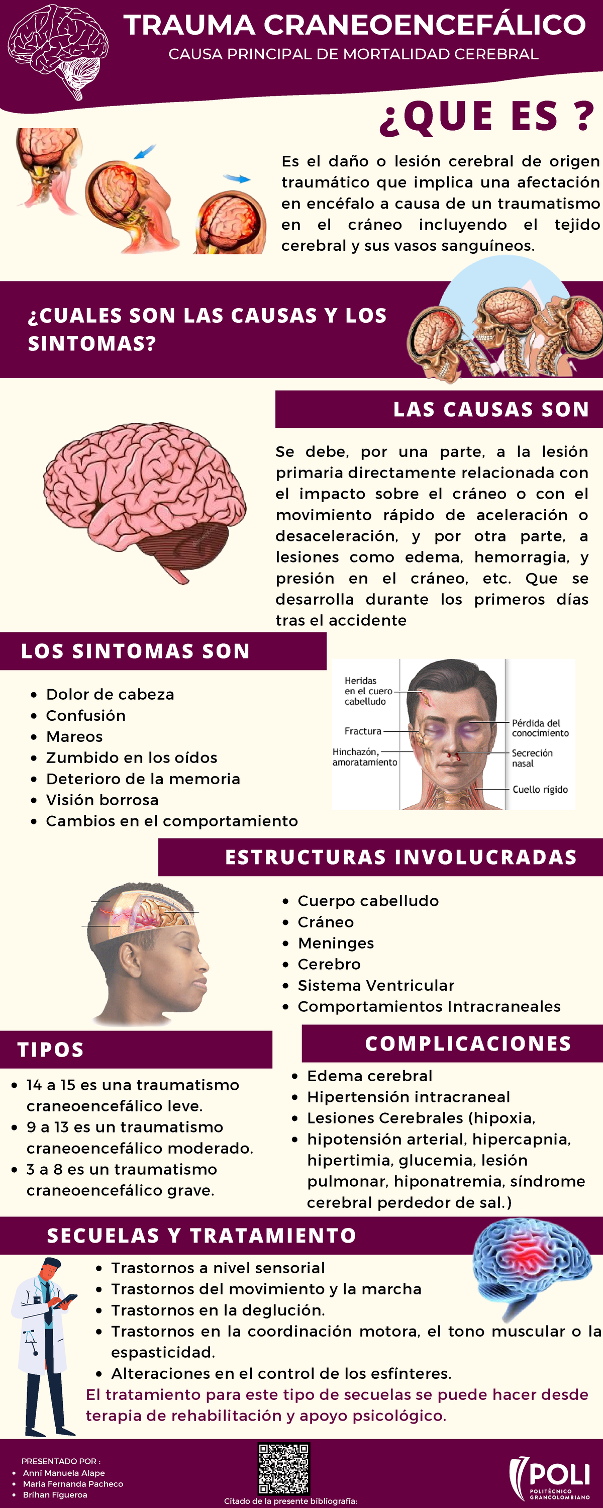 Trauma Craneoencefalico - LAS CAUSAS SON LOS SINTOMAS SON ESTRUCTURAS ...
