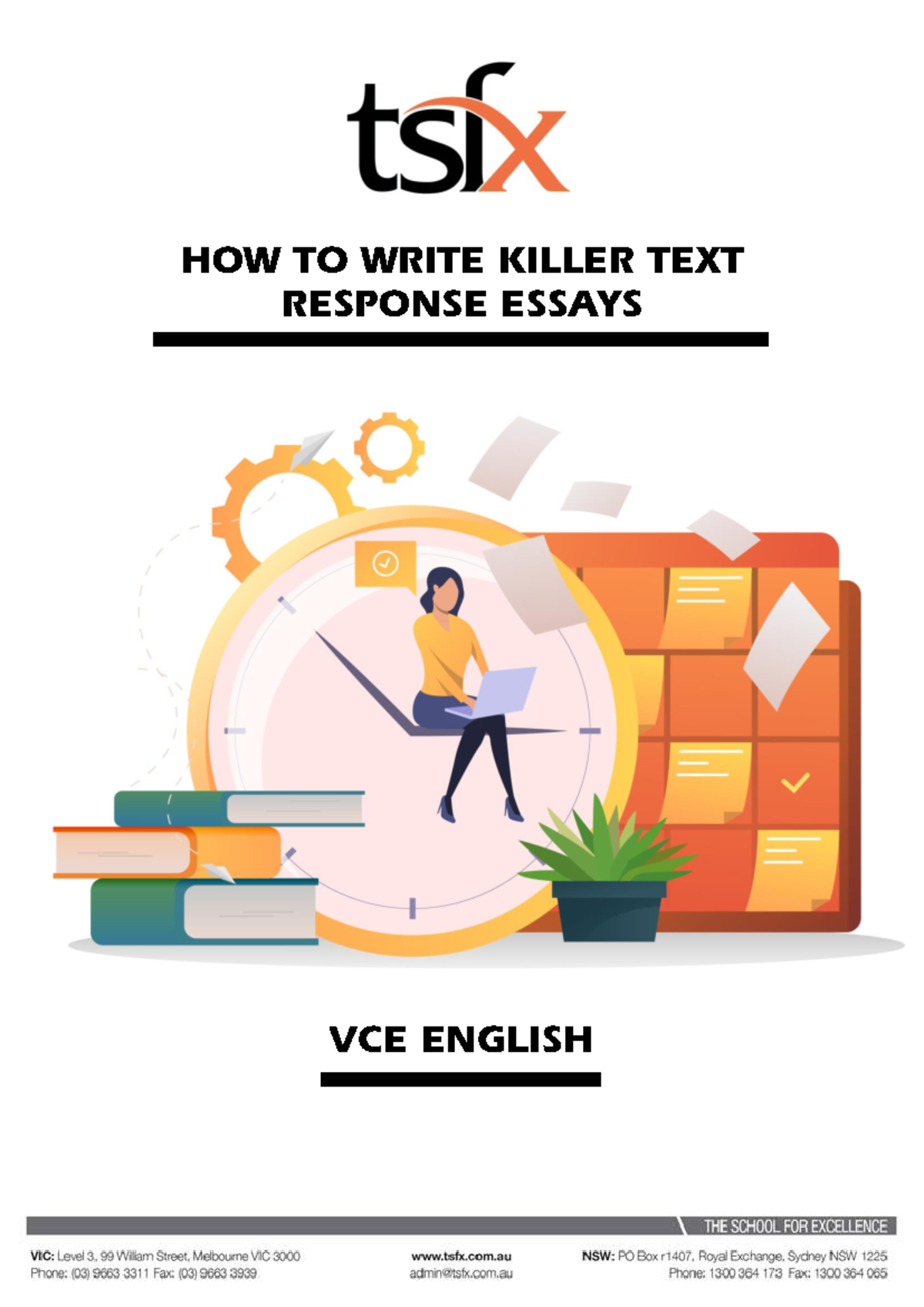 VCE ENGLISH Unit 3 Outcome 1: Writing Killer Text Response Essays - Studocu