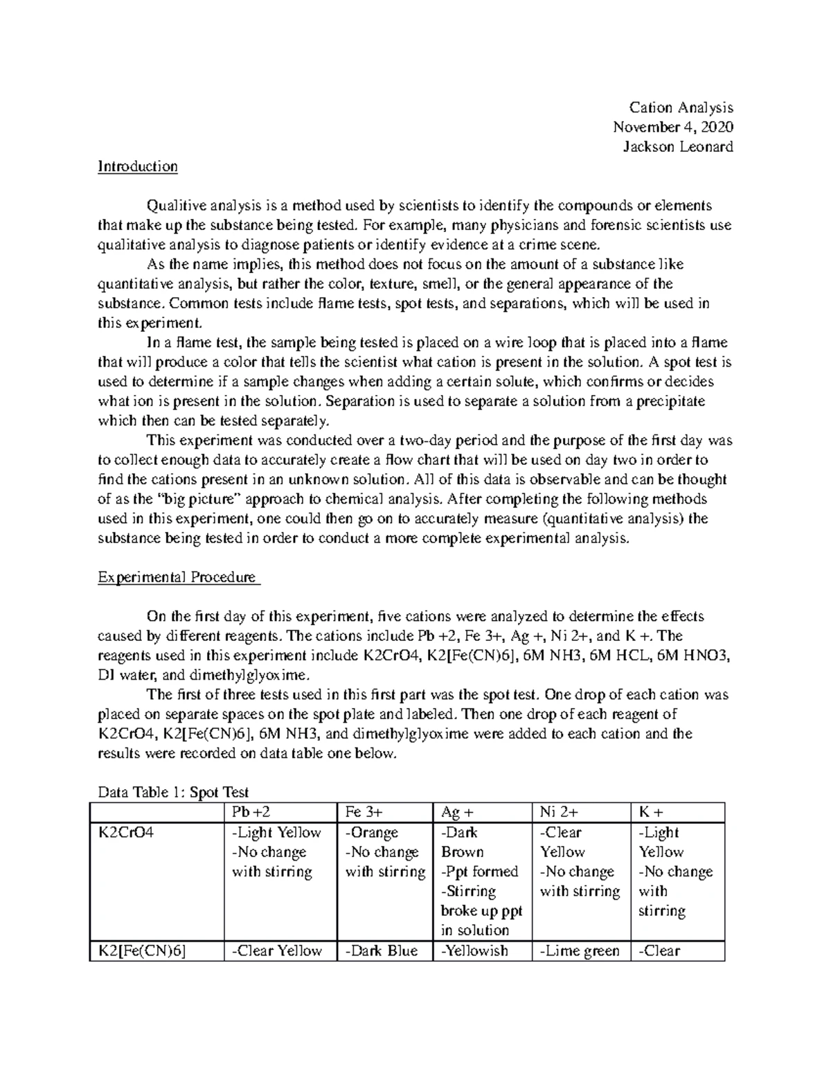 Graphing Lab Report - Graphing Techniques Introduction: Graphs have ...