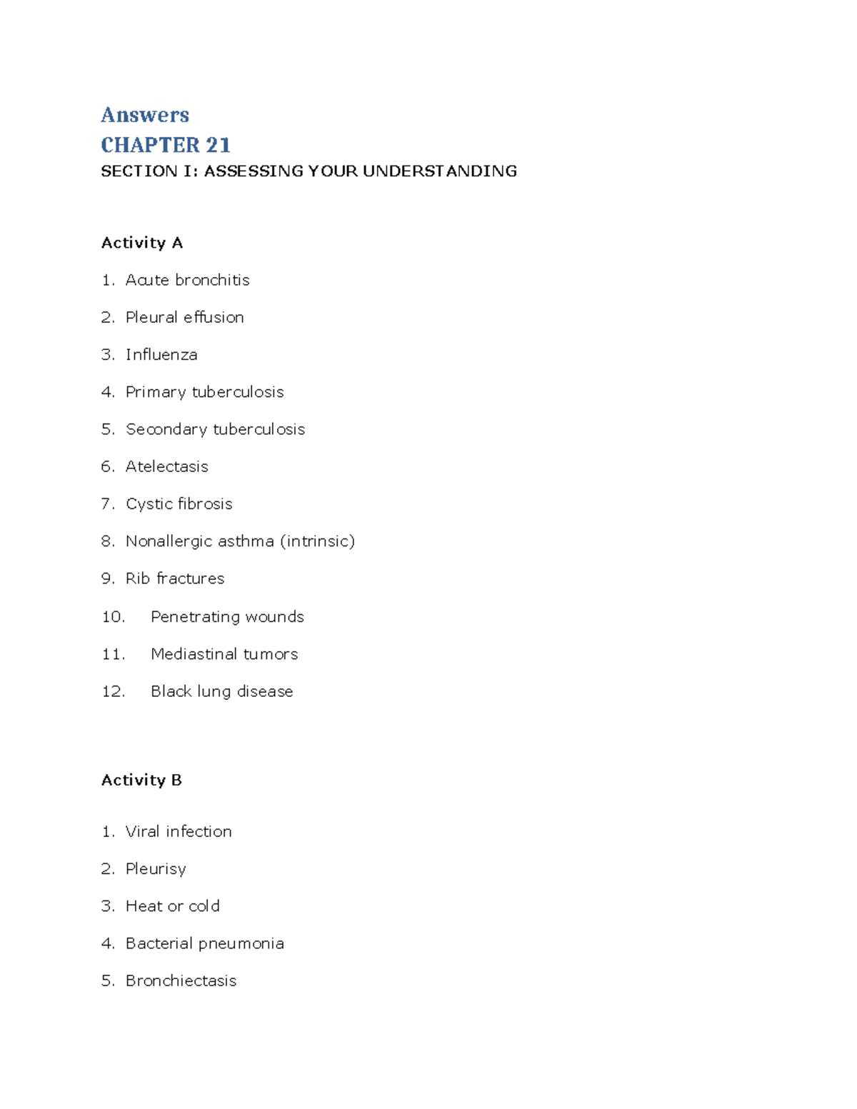 AWQ Chapter 21 - Med Surg Practice: Key Concepts & Review Questions ...
