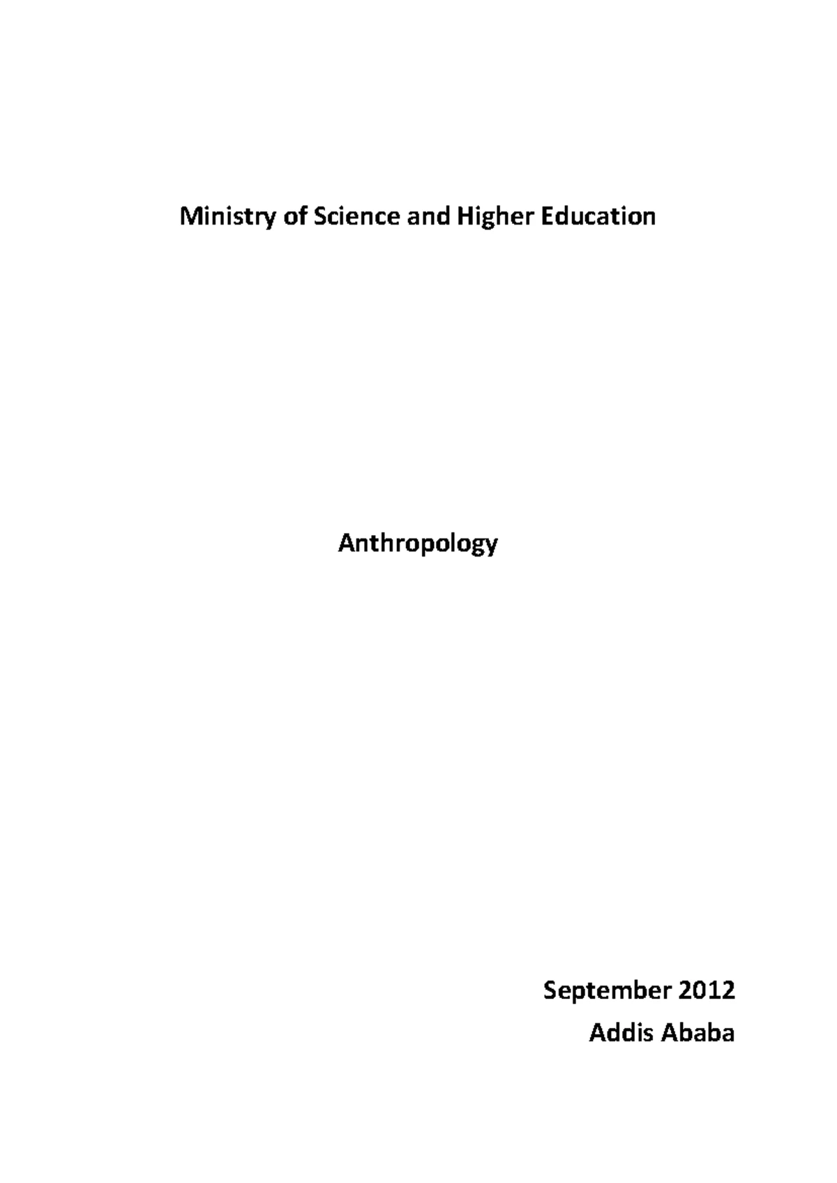 History Module (Revised) - MODULE HISTORY OF ETHIOPIA AND THE HORN ...