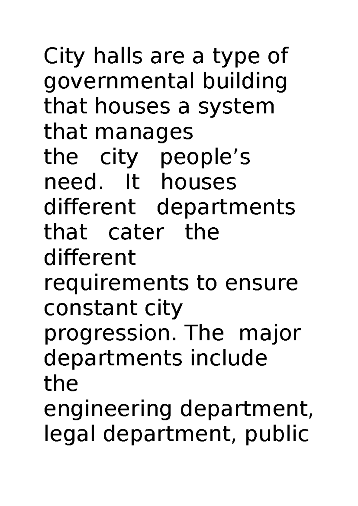 A Design Proposal for a 3-Storey Municipal Hall (ARCH 015) - Studocu