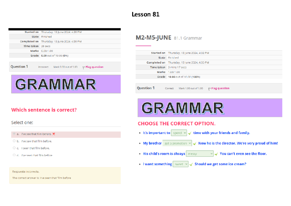 Ingles modulo 2 - Lesson 82. Lesson Lesson - Studocu