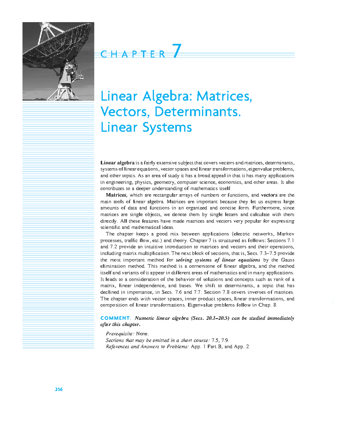 CHAPTER 7: Linear Algebra - Matrices, Vectors, and Determinants (ENG ...