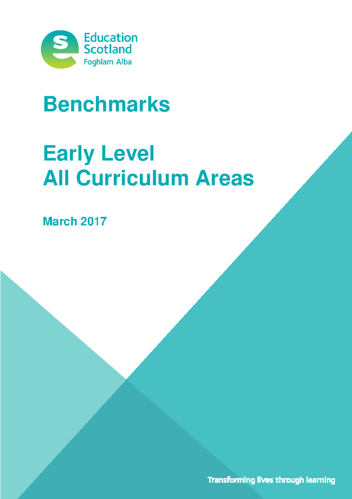 CFE Early Level Benchmarks All Areas. - Benchmarks Early Level All ...