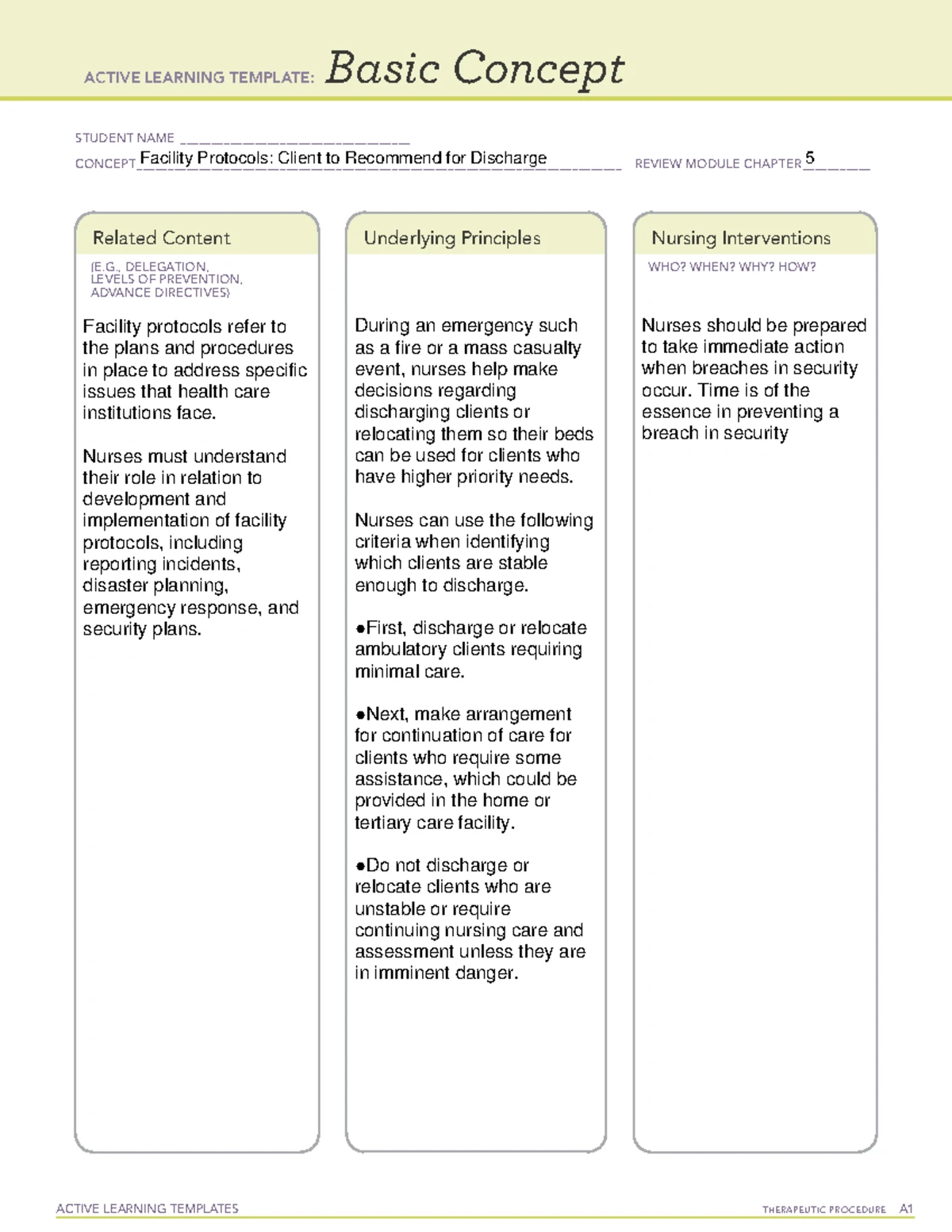 Applying restraints - ATI practice template review material and review ...
