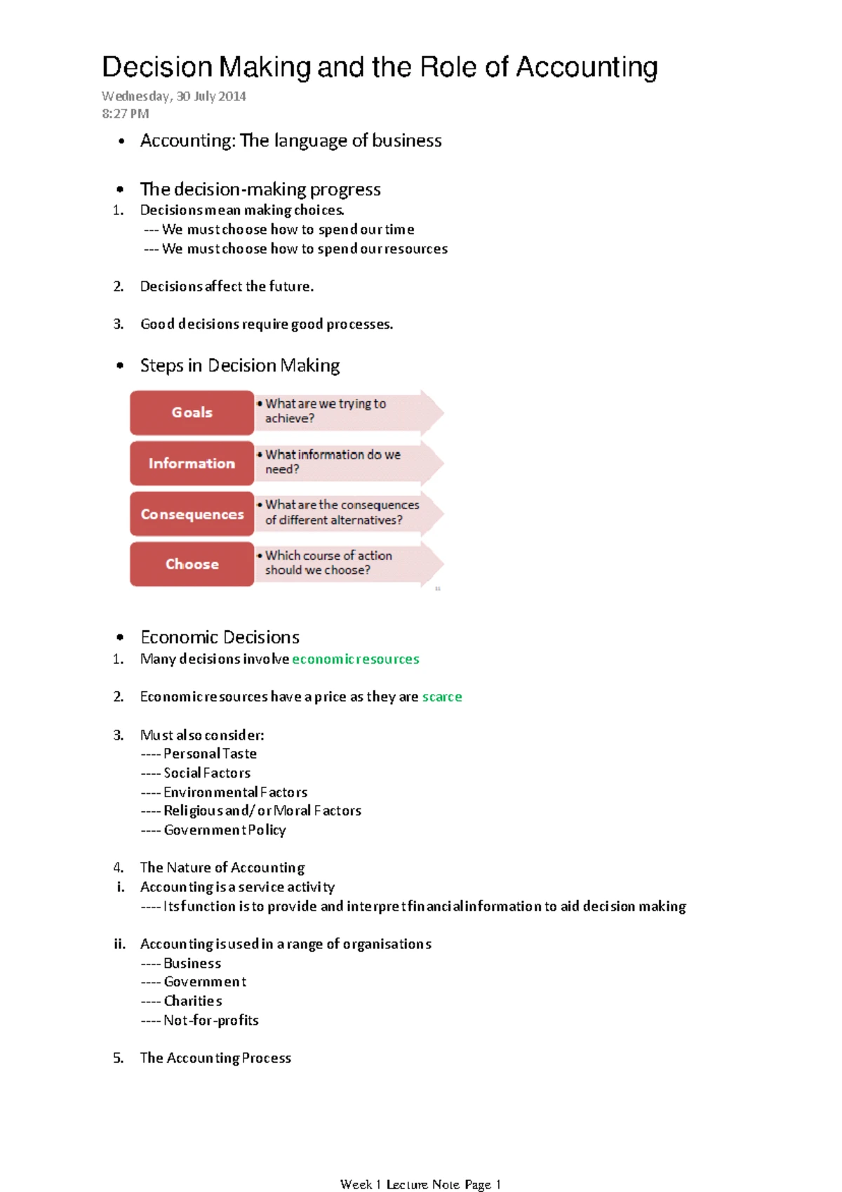Systems analysis and design notes complete lecture notes. - Computer ...
