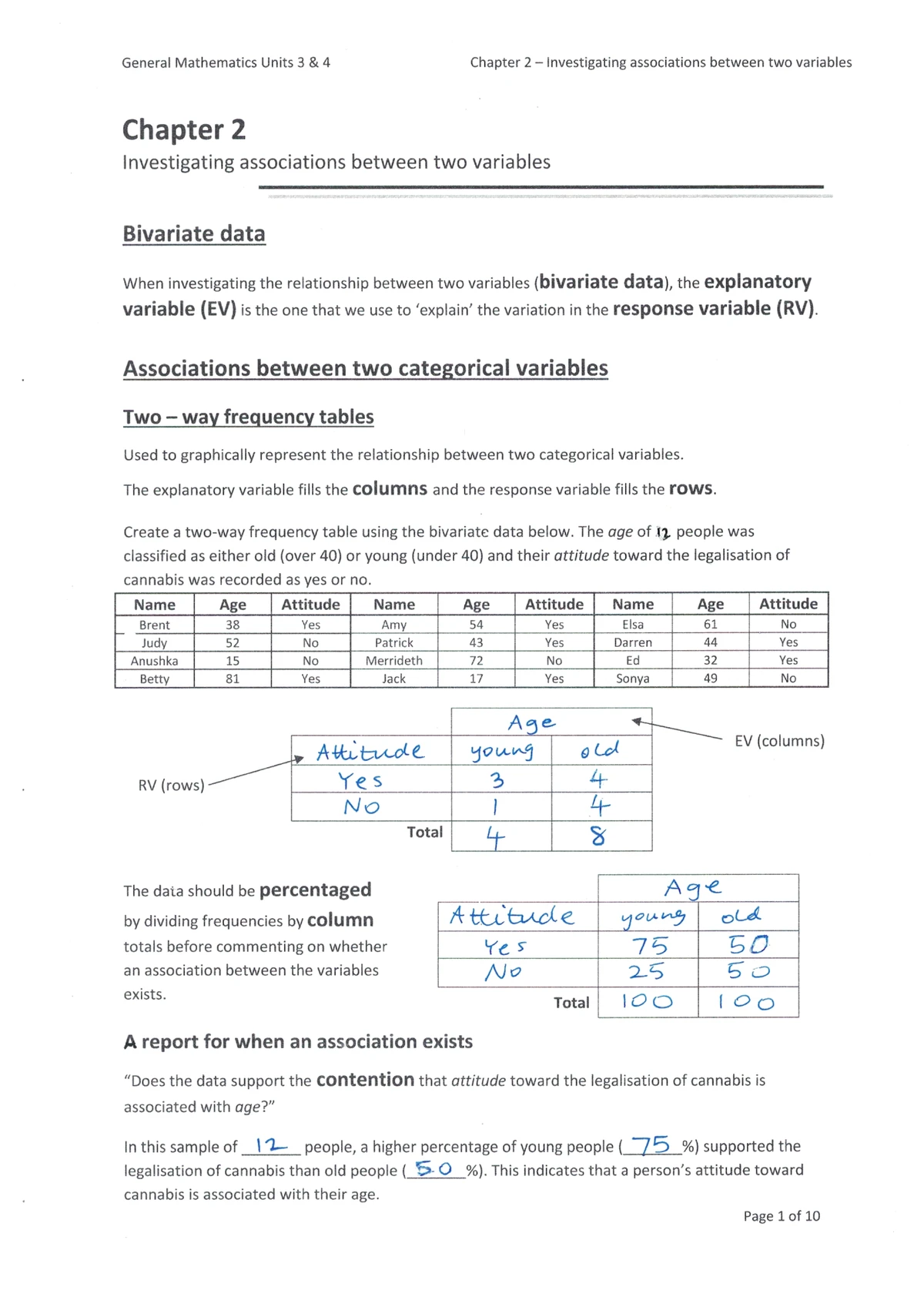 General Maths Formula Sheet for VCE Year 12 Exam GM 2023 - Studocu