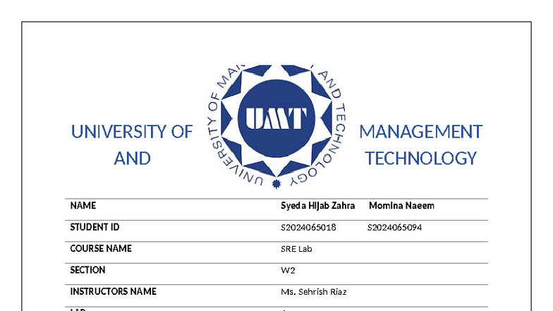SRE Lab W2: Use Case Report for Virtual Nurse App - Studocu