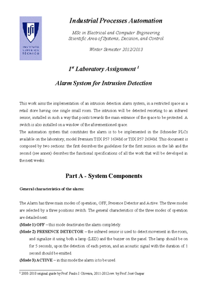 exercice en automatisme - Page 1 Travaux Dirigés 3 : GEMMA Exercice 1 ...