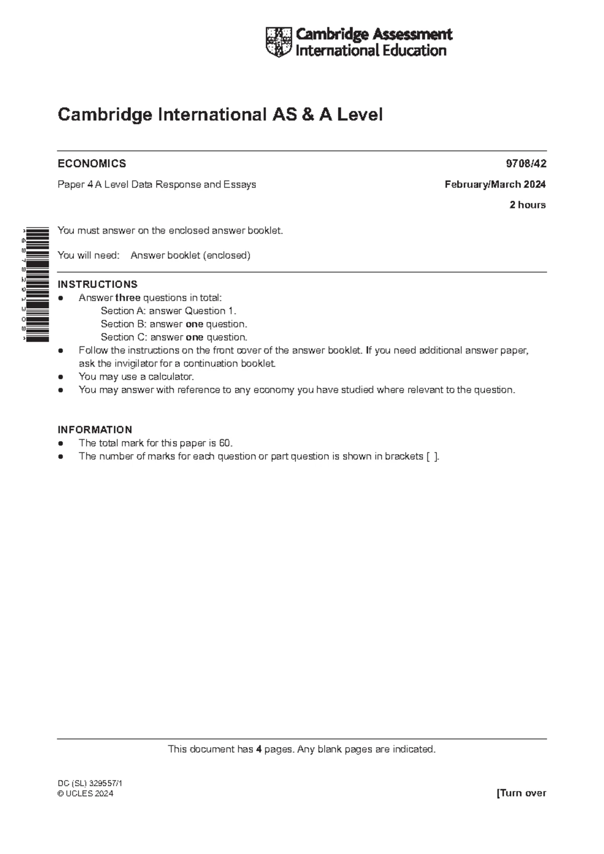 A Level Maths 9709 Paper 6: Probability & Statistics - Feb-Mar 2025 ...