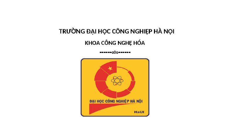 BÀI THẢO LUẬN NHÓM VỀ SUNFO HOÁ - KHOA CÔNG NGHỆ HÓA - Studocu